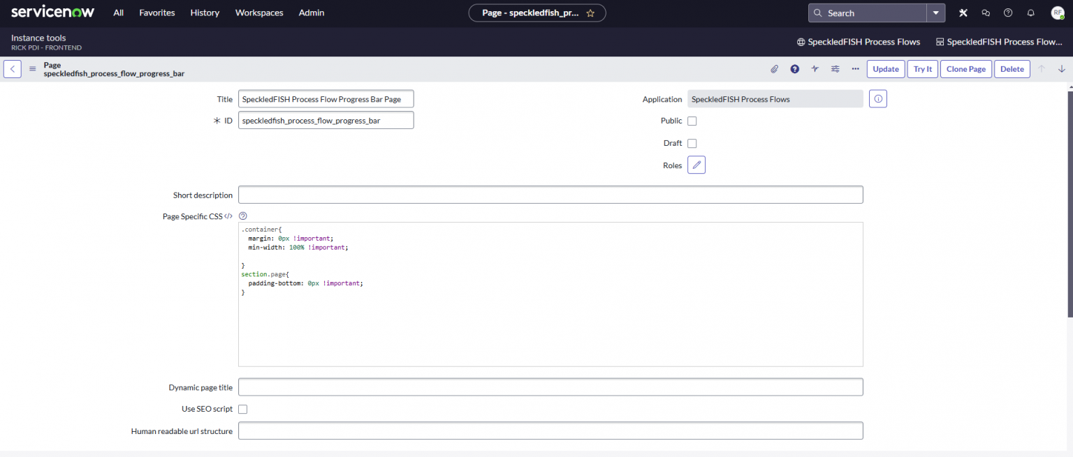 ServiceNow Custom Process Flow Colors Using CSS – Operation: SN-101